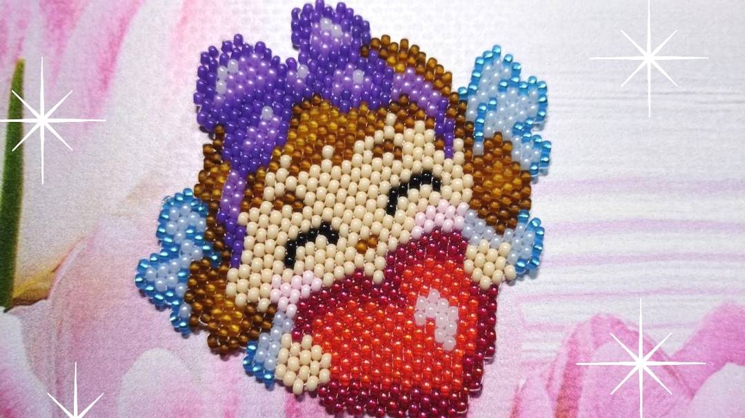 Мастер-класс Ангелочек из бисера. Часть 1