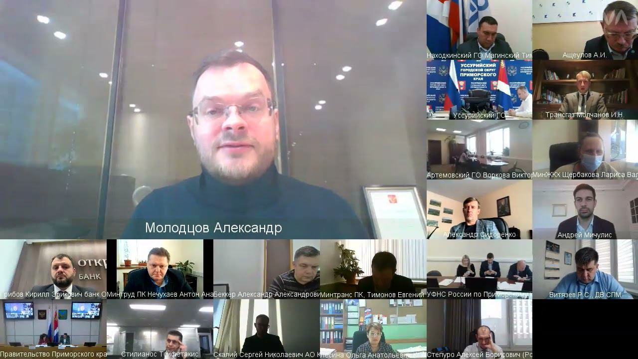 Совет по привлечению инвестиций в экономику Приморского края 01.12.2022 г.
