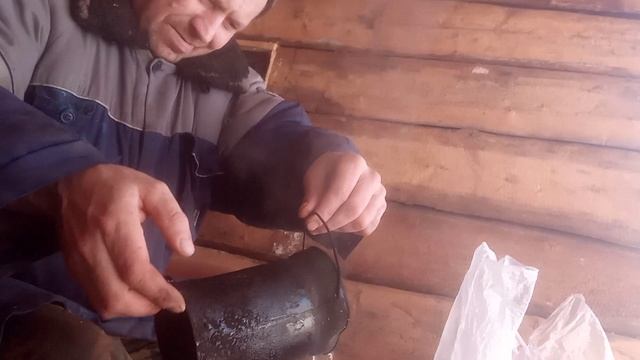 Уха в зимний день