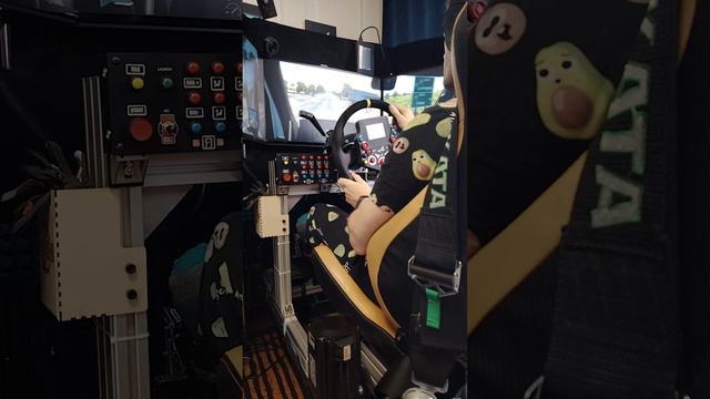 American Truck Simulator с переключателем поворота и подвижной платформой