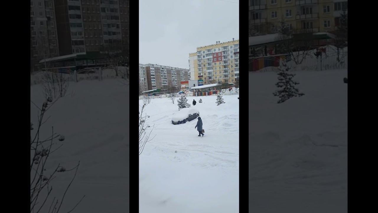 Двор снежный shorts#shorts.