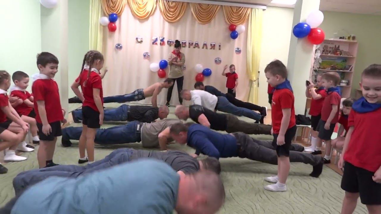 23 февраля 2024 фантазеры детский  сад МБОУ "СОШ 6 им. В.А. Горишнего,Симферополь.