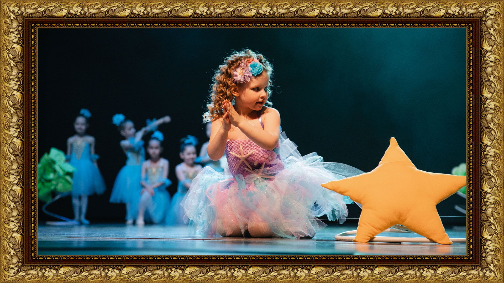 Однажды на дне морском - Baby Dance 4 года, школа танцев для детей, студия Очарование, Нижневартовск