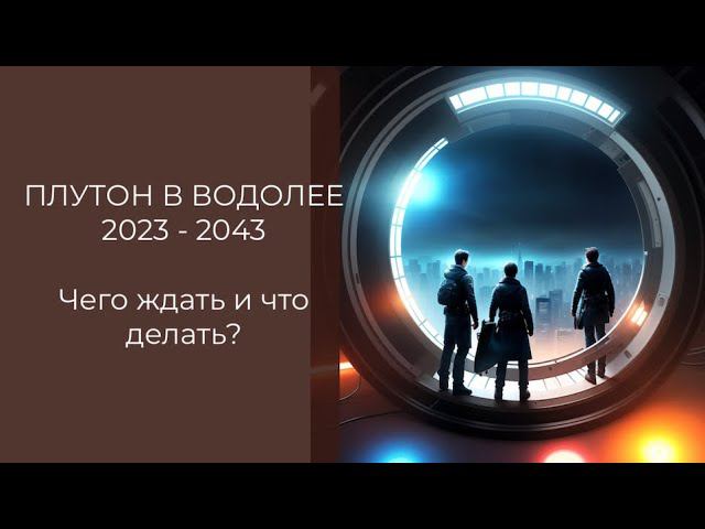 Плутон в Водолее 2023 - 2043: чего ждать и что делать?