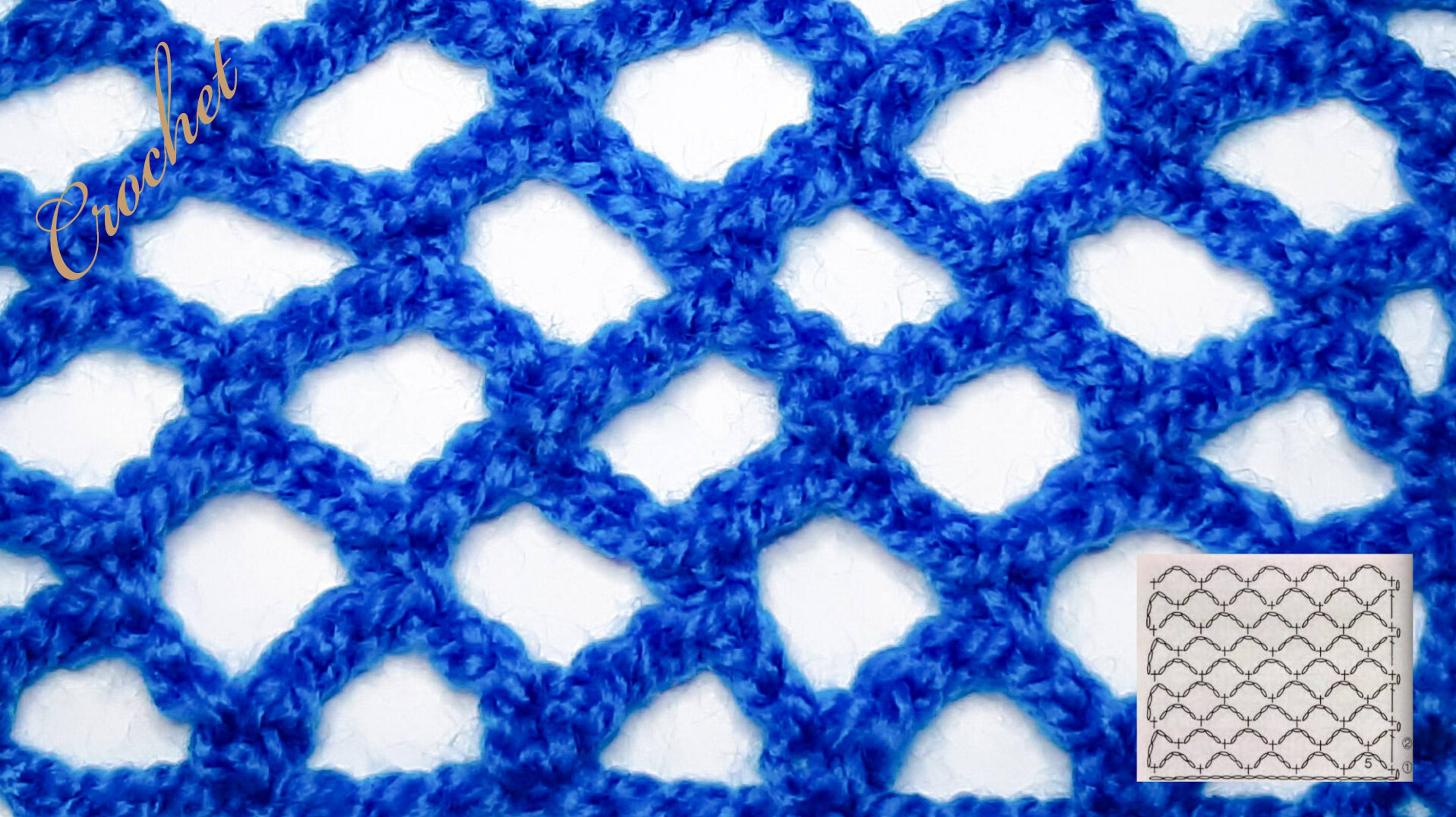 Как начать вязать крючком с нуля / Ажурный мотив крючком / Схемы вязания крючком ажурные узоры