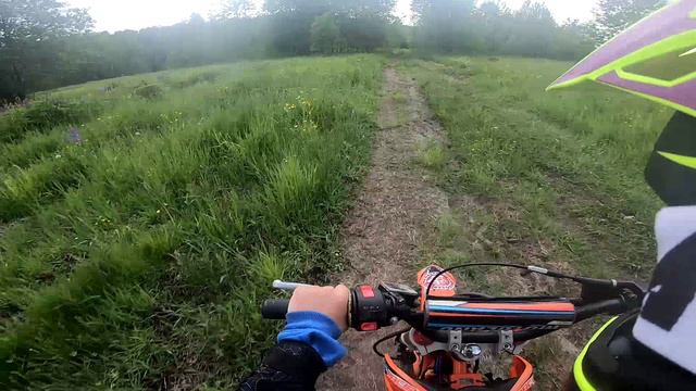 в 7 лет упал на детском питбайке 10й выезд MotoLand CRF 10 (70cc AT)