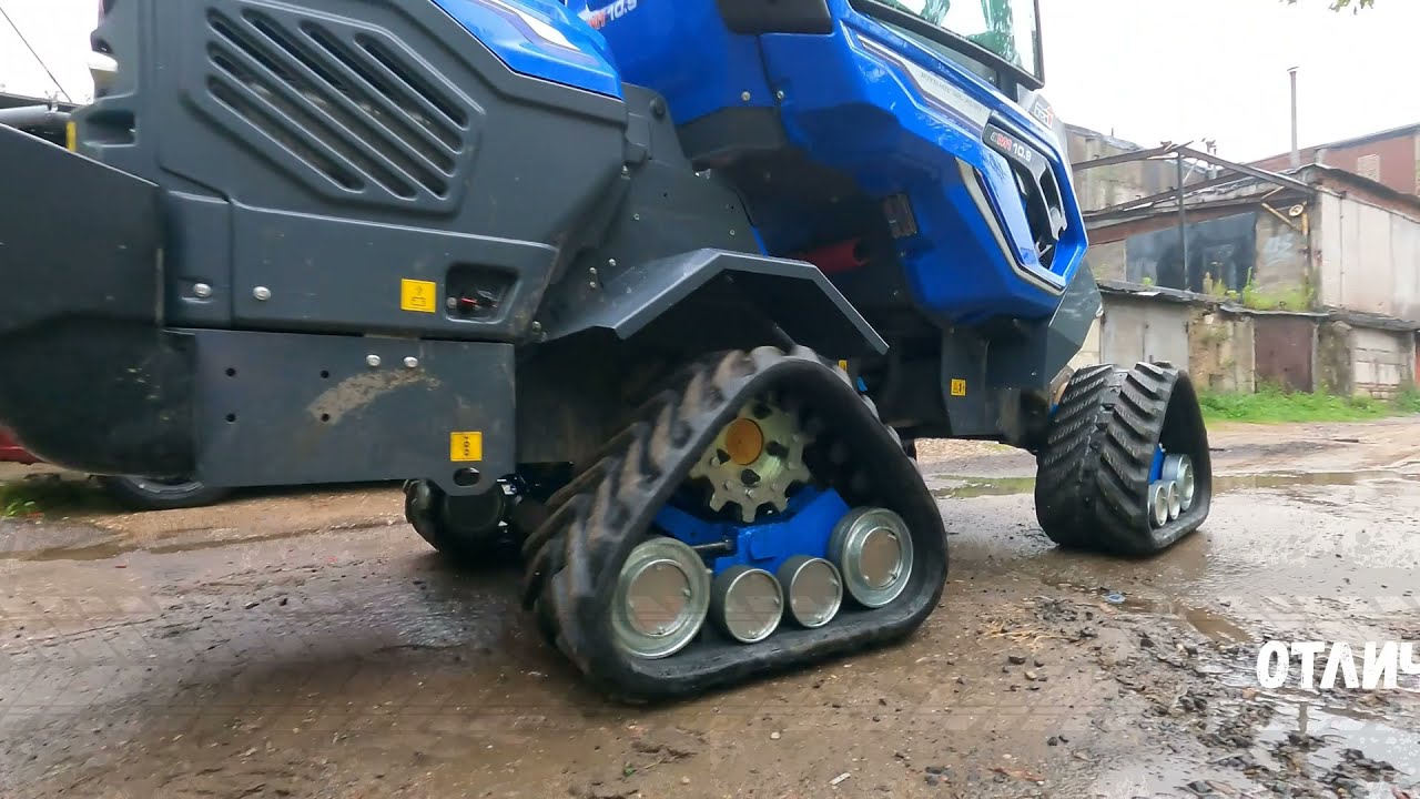 Гусеничный ход на минипогрузчике MultiOne. Установка и эксплуатация. Преимущества гусениц.