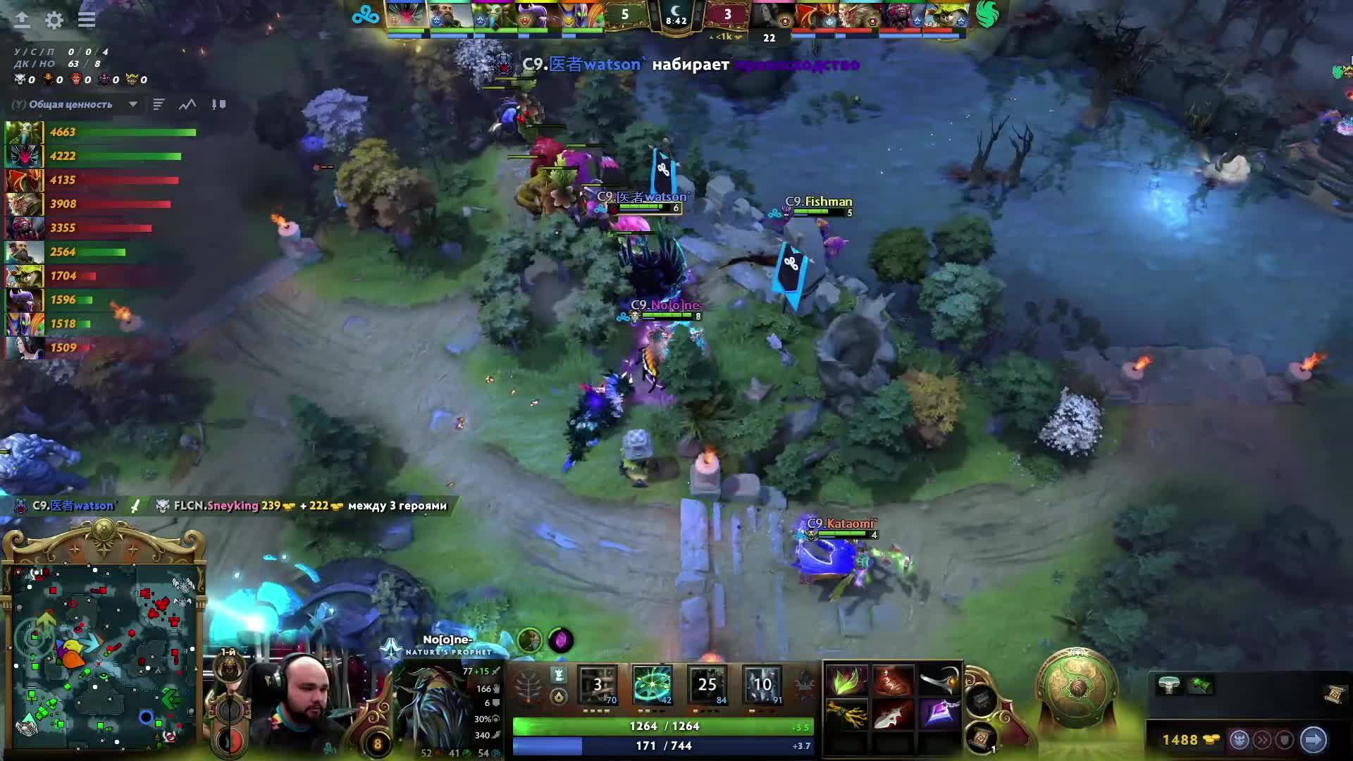 Cloud9 vs Falcons (BO3) - TI 2024