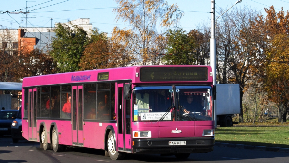 Автобус Могилёва МАЗ 103.462 АА 8975-6 Маршрут 4 Казимировка - Златоус.(Дом Вет. - г-ца Могилёв)