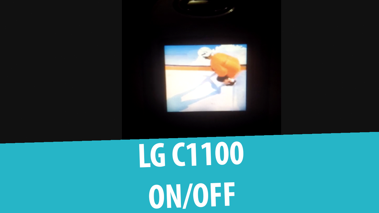 LG C1100 – Включение и выключение