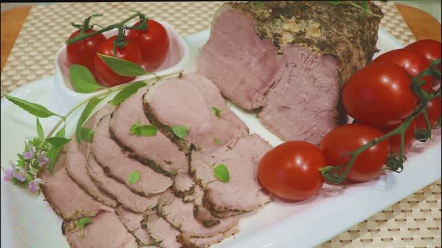 Домашняя буженина из свинины