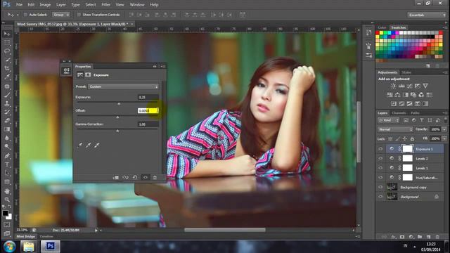 Blend and Retouch - Make A High Contrast Dramatic Pop Color Photoshop