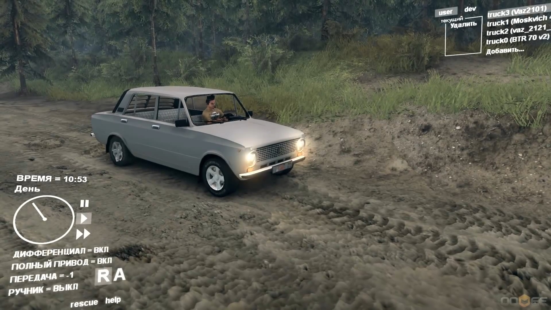 SpinTires: ВАЗ-2101 «Жигули»("Копейка")