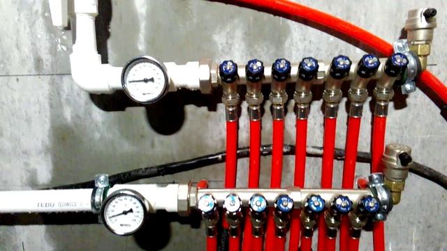 Простое отопление в дом. Теплый пол.