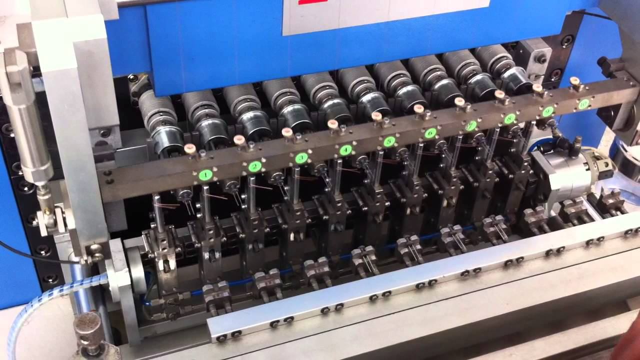 ER3710A 10-ти шпиндельный станок для намотки катушек индуктивности и трансформаторов (2)