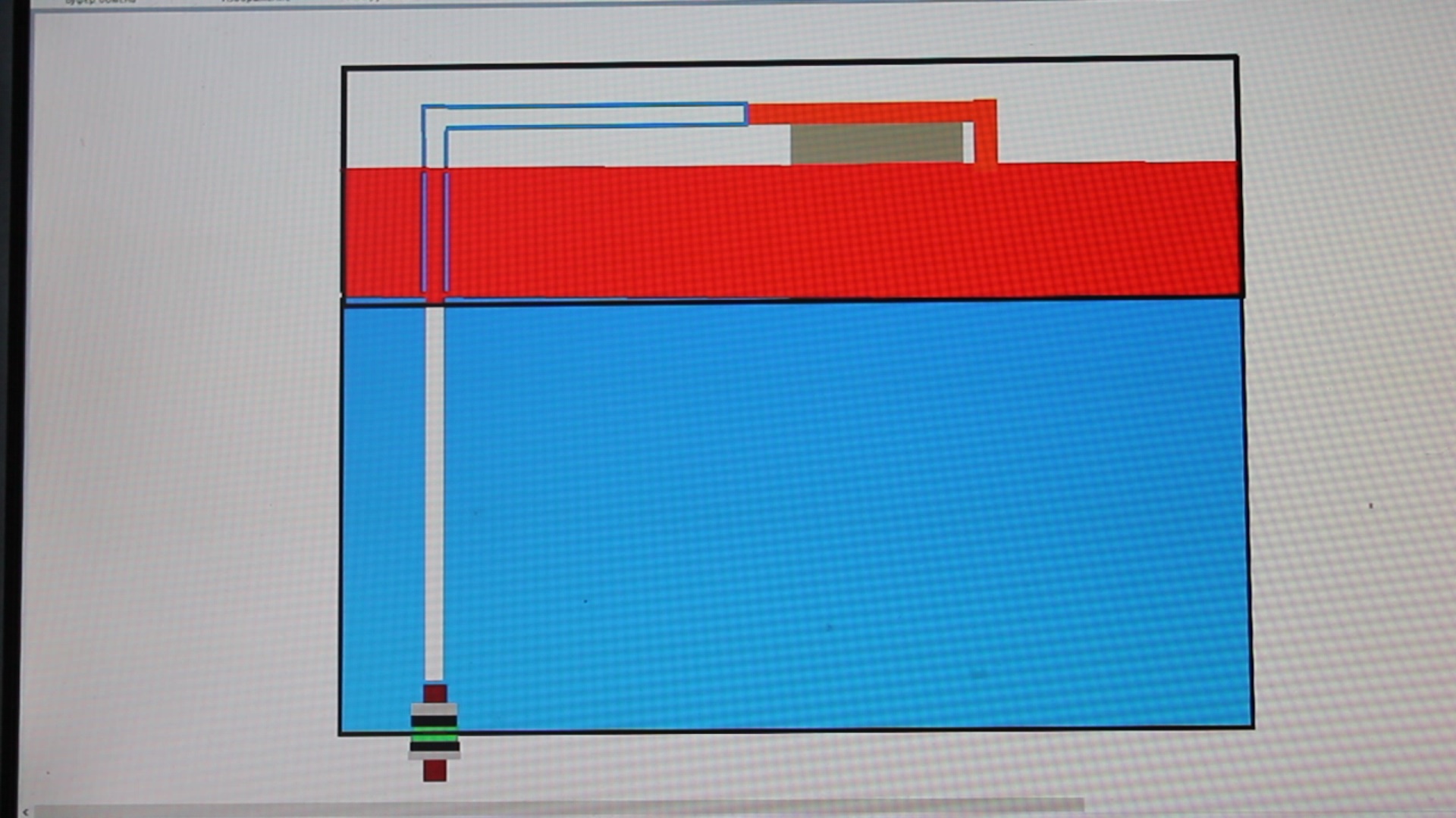 Летний душ. Забор воды с верху ёмкости.