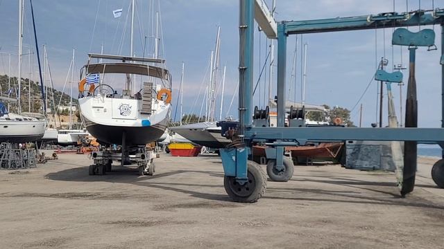 спуск лодки