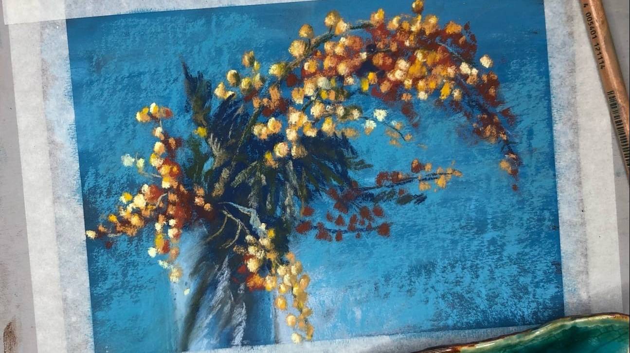 Лайфхаки рисования. Как Загрунтовать Наждачку Пастелью