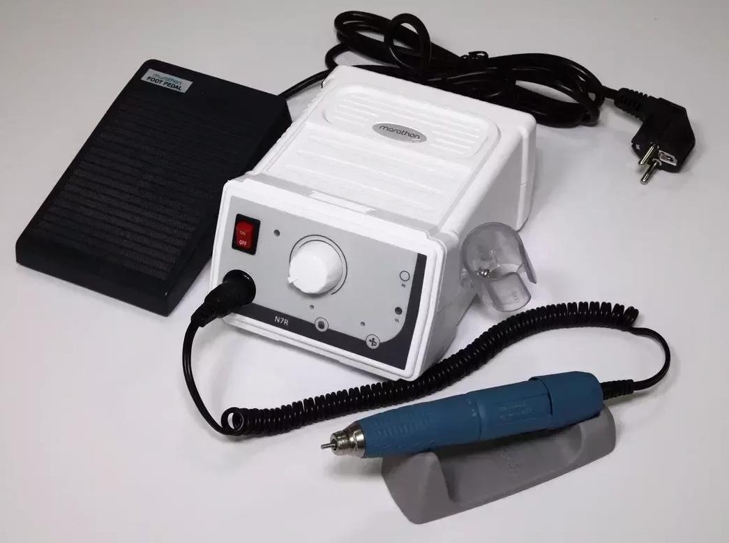 Аппарат для маникюра и педикюра N7R (E450) с наконечником SH37L M45 и педалью FS60N