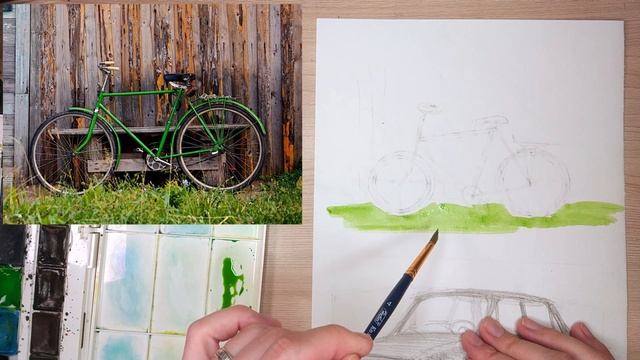 Зарисовка велосипеда.mp4