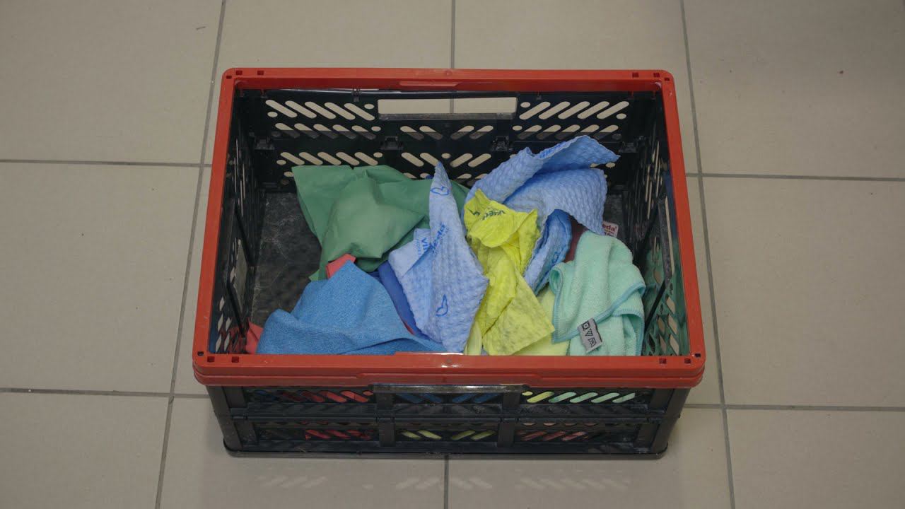 Как отсортировать мопы и салфетки перед стиркой