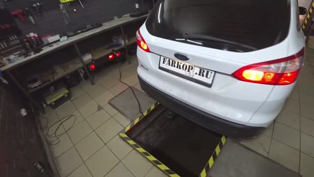 Установка фаркопа на Ford Focus 3 универсал. Leader-plus арт. F119-A