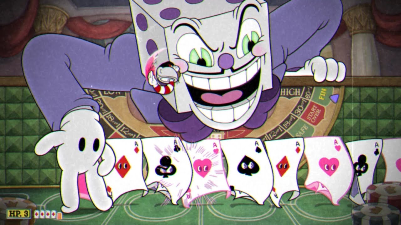 Cuphead. Битва со всеми боссами казино.