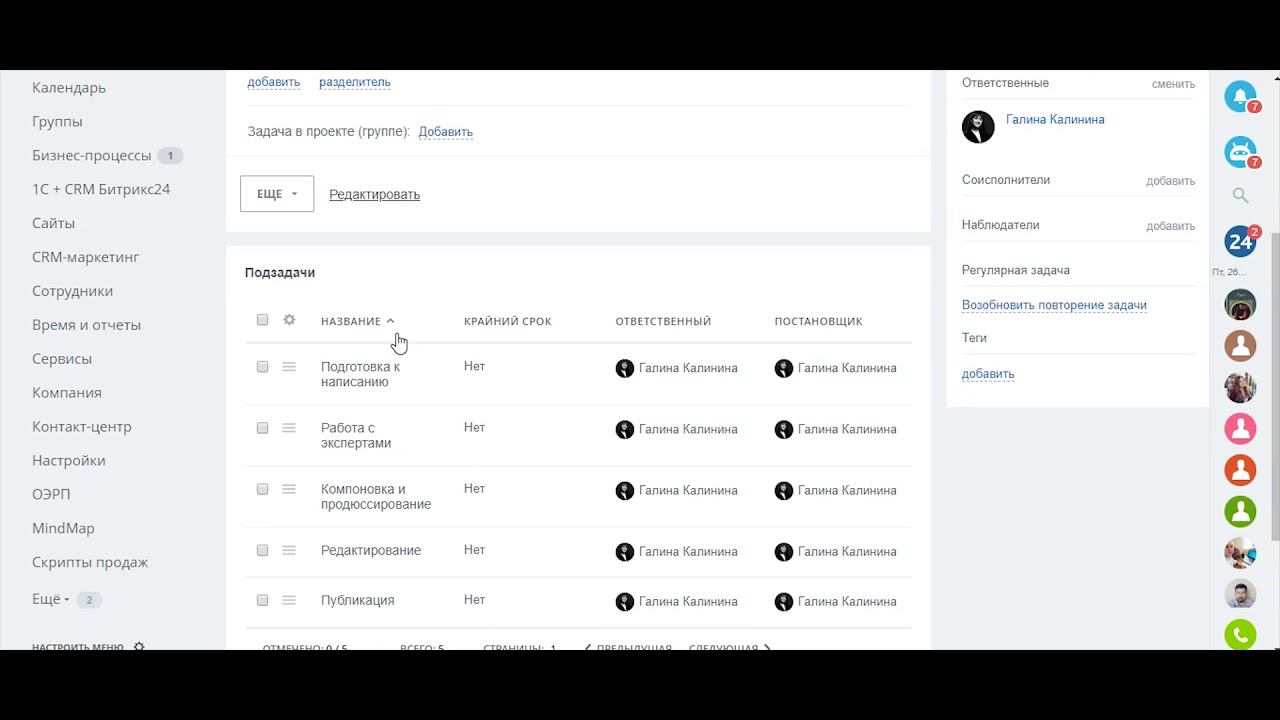 Модуль "Расширенные права доступа к шаблонам задач"