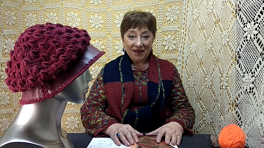 Шляпка "Коко Шанель". Мастер-класс по вязанию крючком от О. С. Литвиной.