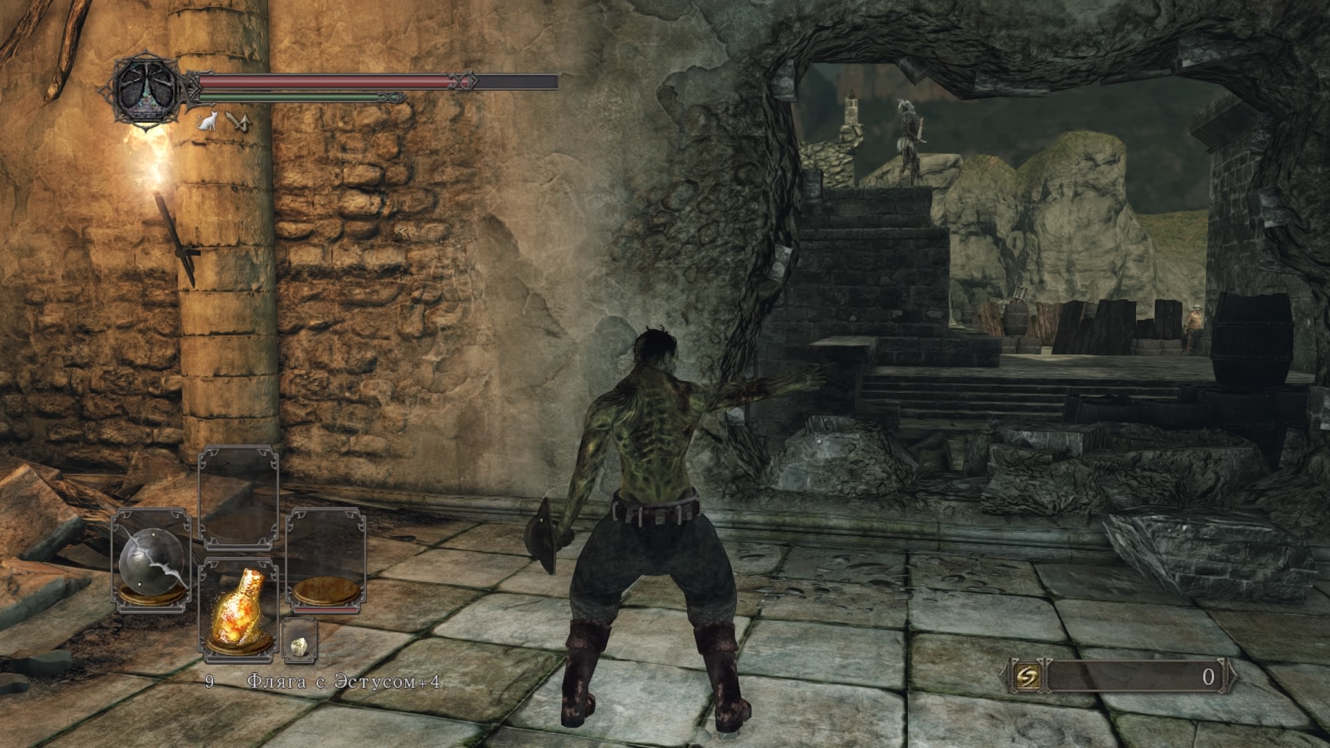 Глитч с подрывом стены в Dark Souls 2 Sotfs