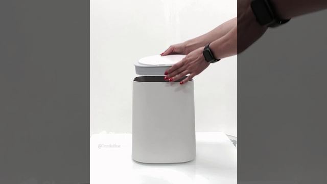 Ведро для мусора сенсорное квадрат, Foodatlas JAH-7910, 11 л (белый)