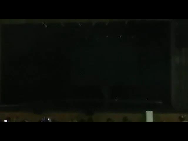 Лучевое шоу на отчётном концерте