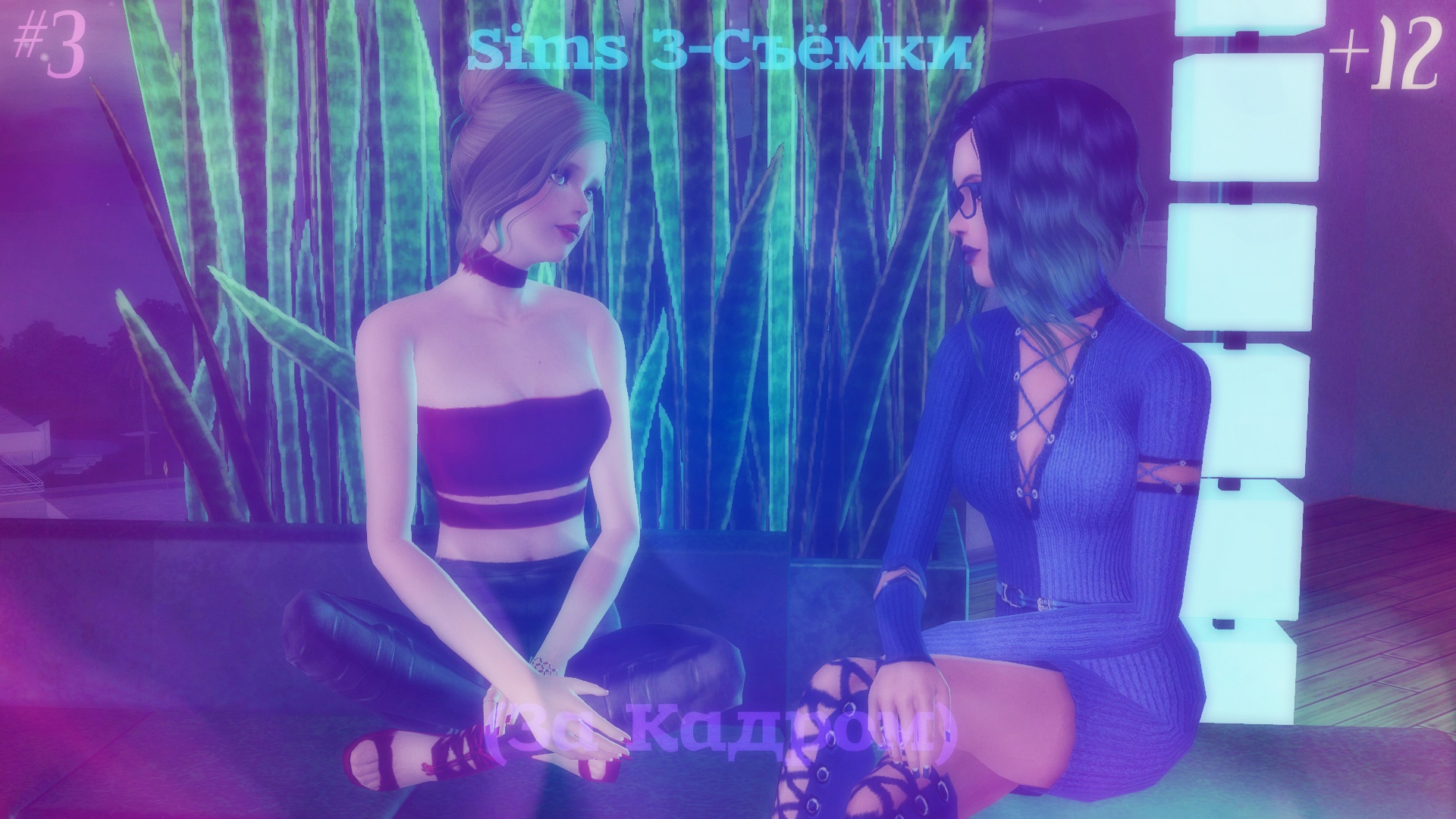 Sims 3-Съёмки (За кадром) #3 После съёмок фотосессии (2)