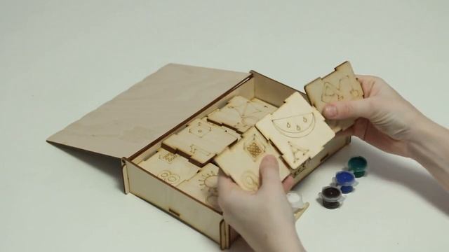 Набор развивающий "Кубики с картинками: алфавит и цифры", ТМ "Лесовик"