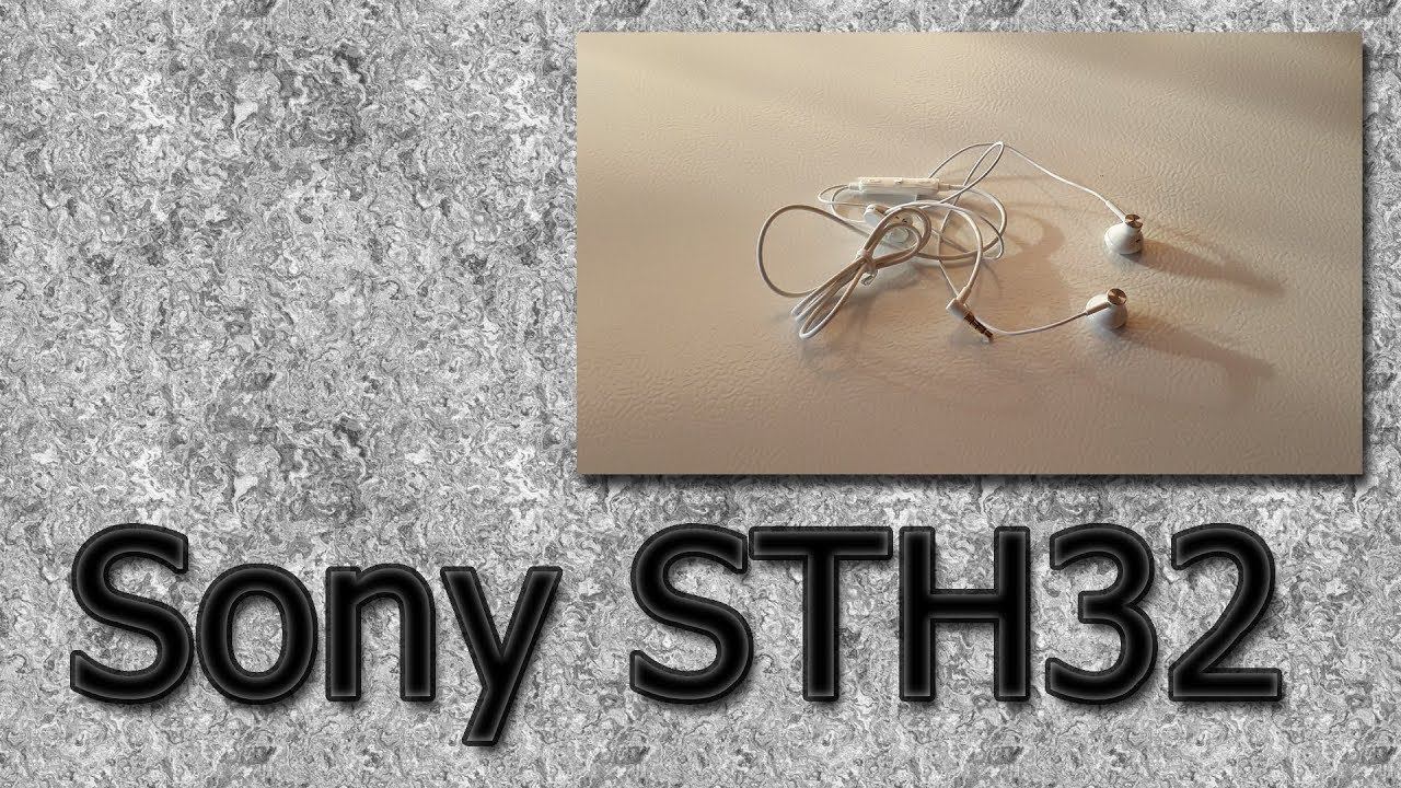 ОНЛАЙН ТРЕЙД РУ — Проводная гарнитура Sony STH32 защита от воды IP57, белый.