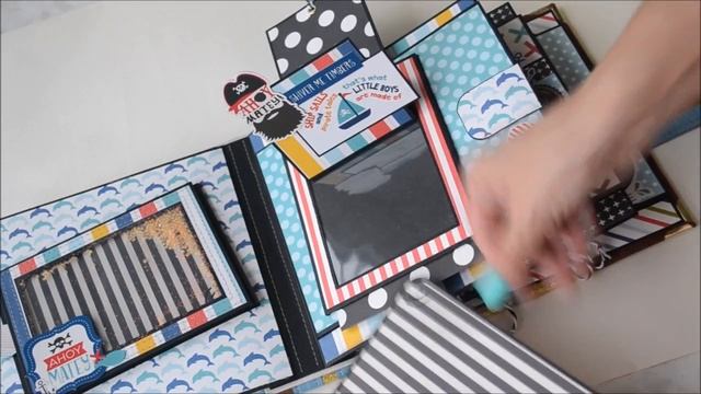ПОДАРОК МАЛЬЧИКУ СВОИМИ РУКАМИ "Pirate's Life" / СКРАПБУКИНГ / CRAZY PAPER