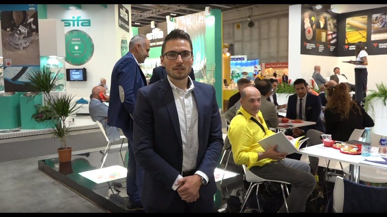 Стенд компании Абразиви Адрия на выставке Мармомак 2017 г. Верона (Италия)