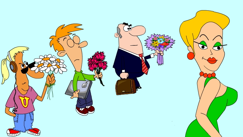 с 8 марта девочки! С праздником, с женским днем!