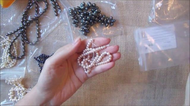 Много Жемчуга. Распаковка посылок с Алиэкспресс