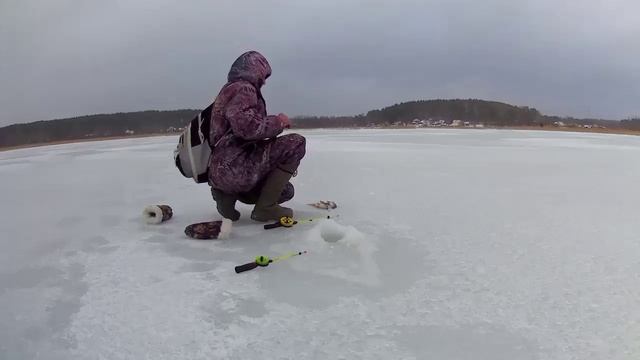 Блесна зимняя " Лыжня" на кембриках. Рыбалка.