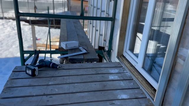 Процесс монтажа Фасада