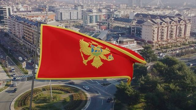 Флаг Черногории