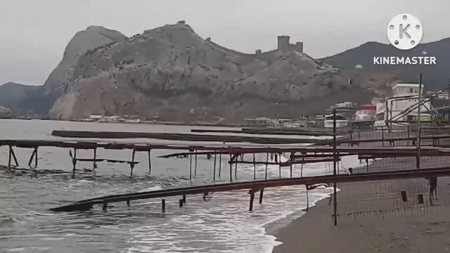 Крымские пейзажи. Зимний Судак.