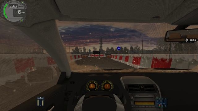 City Car Driving | спецподготовка | продвинутый - экстренное перестроение | Logitech G29