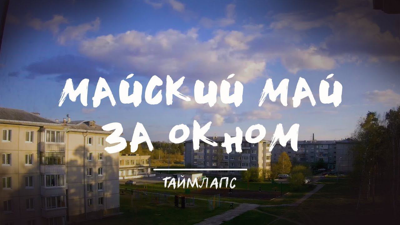 Майский май за окном I Таймлапс
