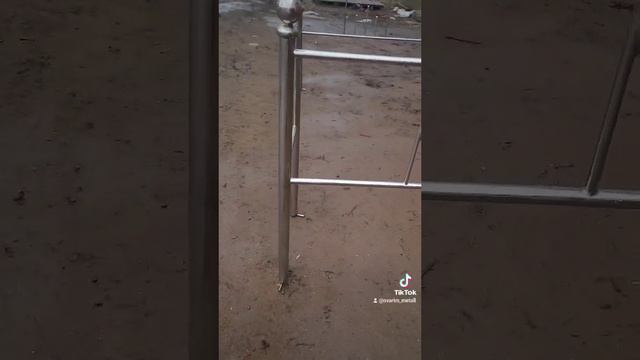 Ограда из нержавеющей стали I Аргоная сварка нержавейки I оградка из нержавейки