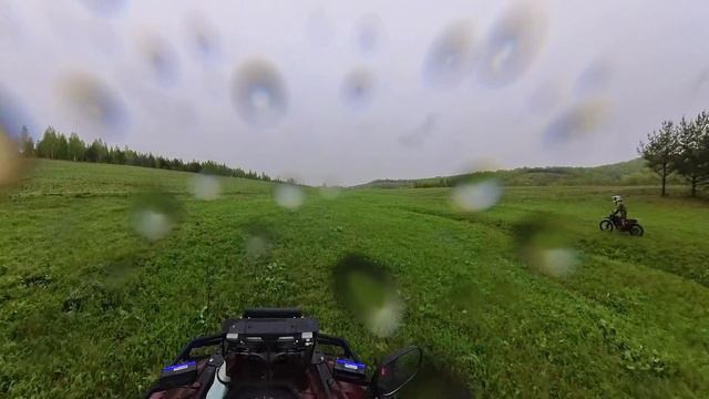 Прохват 51 км квадроцикл Hisun и  эндуро