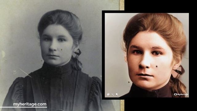Потрясающая анимация фотографии myheritage.com