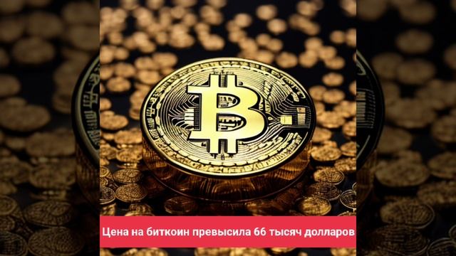 Цена на биткоин превысила 66 тысяч долларов