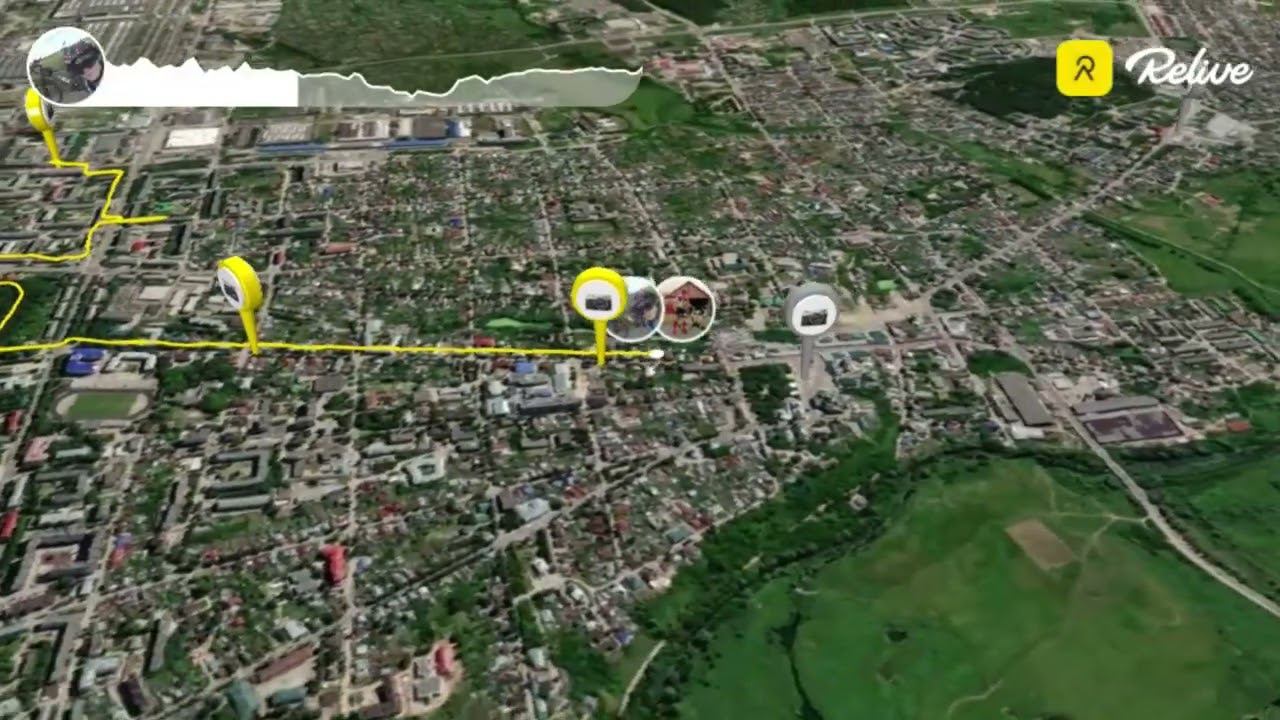 Дорога с работы до дома.